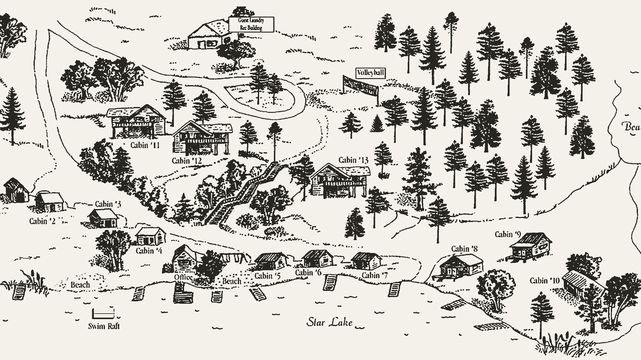 Pine Terrace Resort | Resort Map